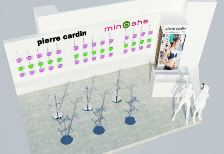 Thiết kế lắp đặt nội thất shop Pierre cardin và Minoshe ở Nha Trang